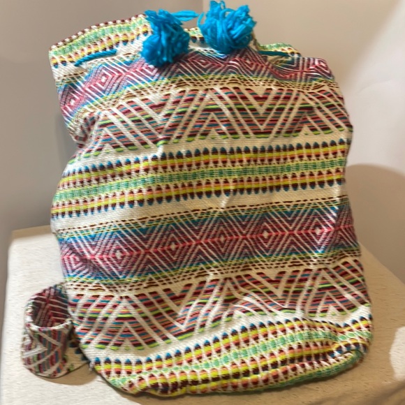 Source Unknown | Bags | Colorful Boho Backpack | Poshmark